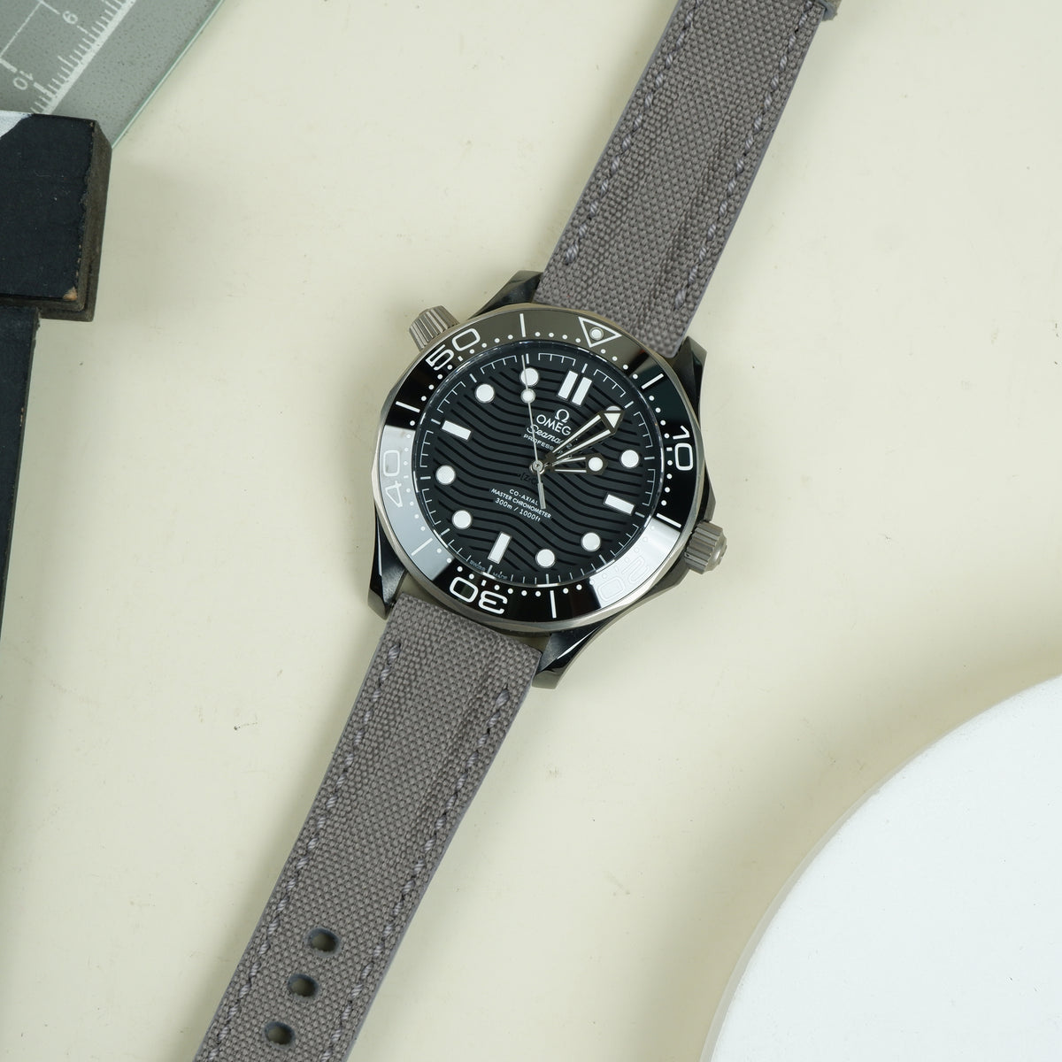 Omega Seamaster Diver 300m Straps - Canvas Extreme Padded Trench ...