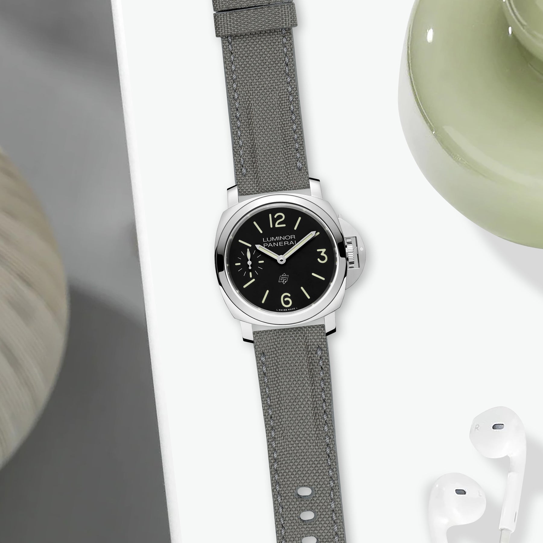 Panerai Luminor Straps - Canvas Extreme Padded Trench – Liger Straps