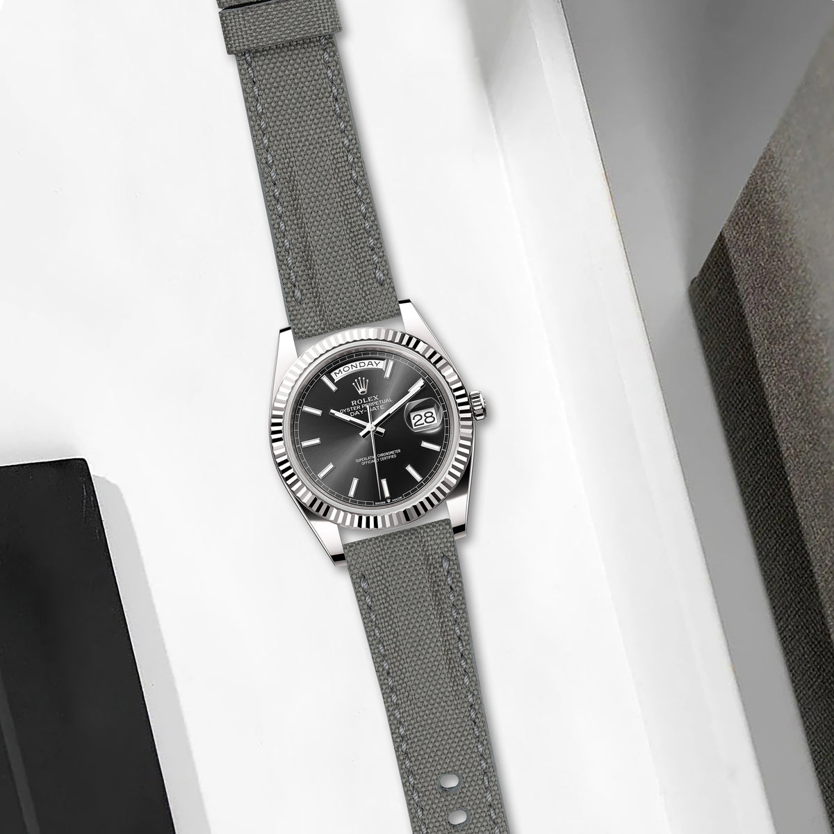 Rolex Daydate Straps - Canvas Extreme Padded Trench – Liger Straps