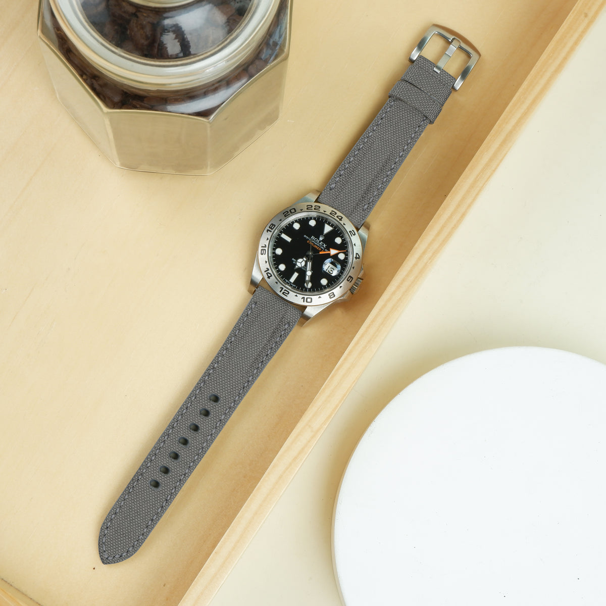 Rolex Explorer Straps - Canvas Extreme Padded Trench – Liger Straps