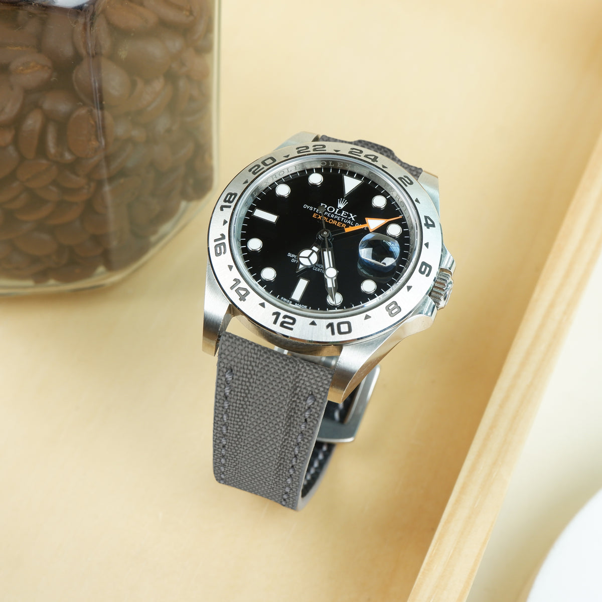 Rolex Explorer Straps - Canvas Extreme Padded Trench – Liger Straps