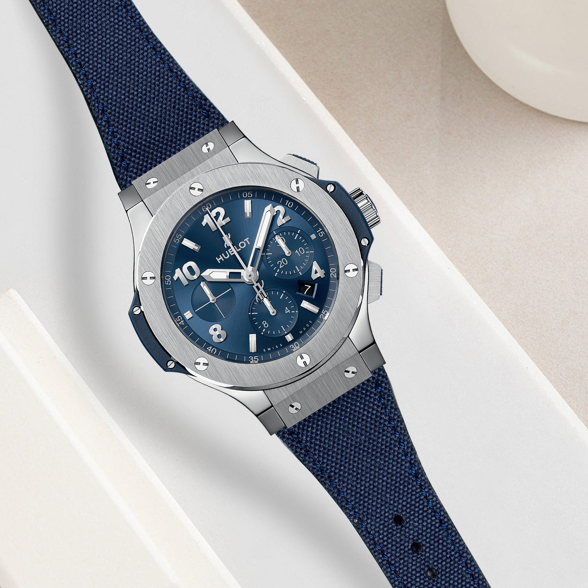 Hublot Big Bang Straps - Canvas Navy Blue – Liger Straps