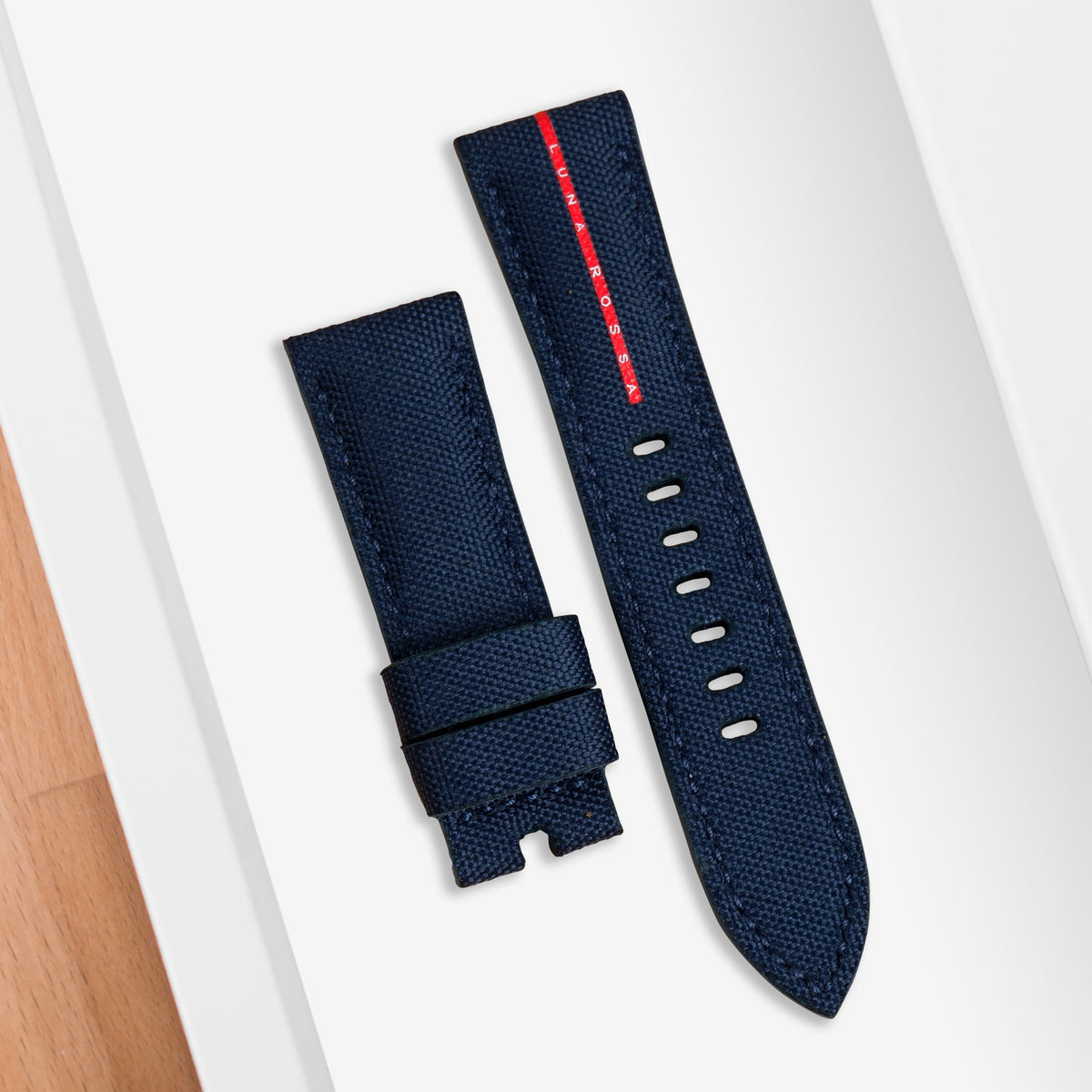 Panerai Submersible Straps - Canvas Navy Blue Luna Rossa – Liger Straps