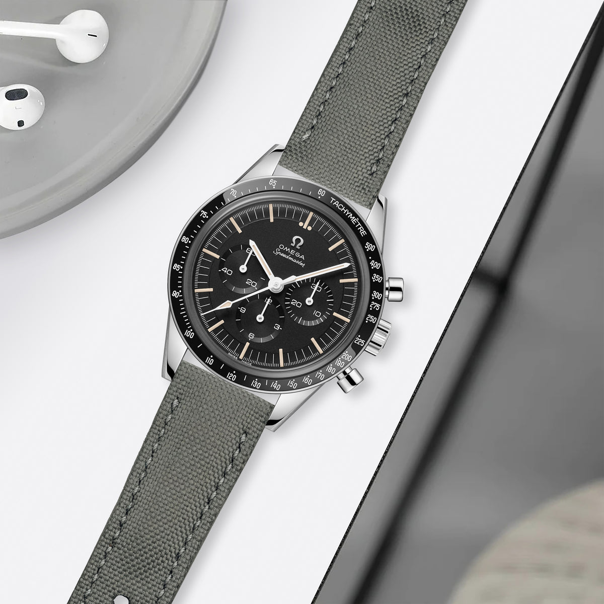 Omega Speedmaster Heritage Straps - Canvas Trench – Liger Straps