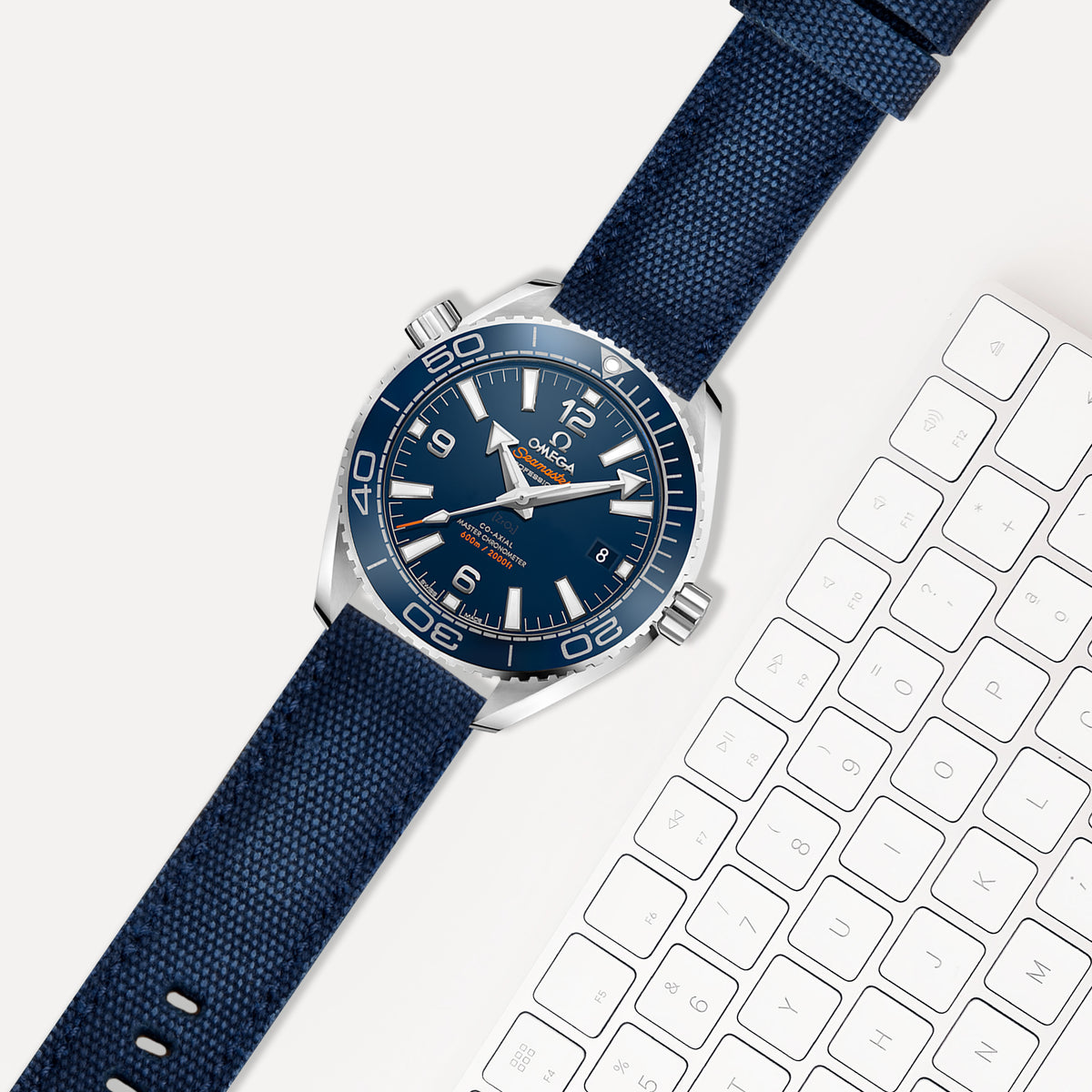 Omega Seamaster Planet Ocean Straps - Vintage Canvas Navy Blue – Liger ...