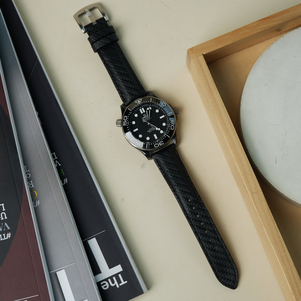 Omega Seamaster Diver 300m Straps - Carbon Fiber – Liger Straps