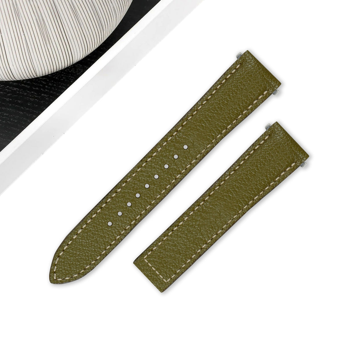 Cartier New Santos Quick Release Straps - Chevre Army – Liger Straps