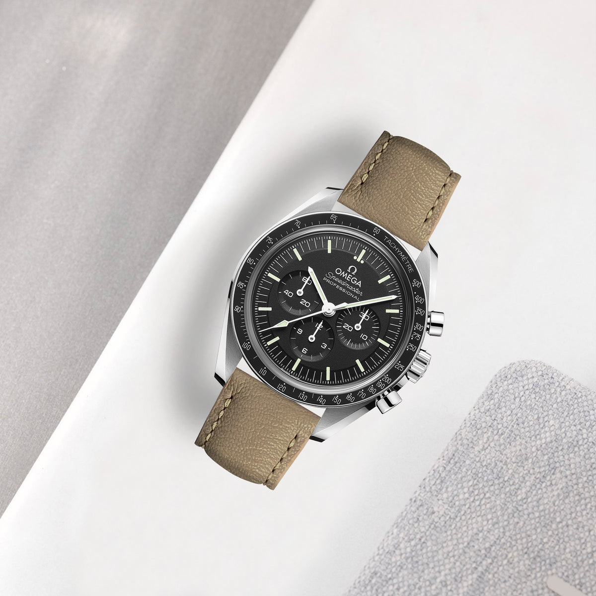 Omega Speedmaster Moonwatch Straps - Chevre Beige – Liger Straps