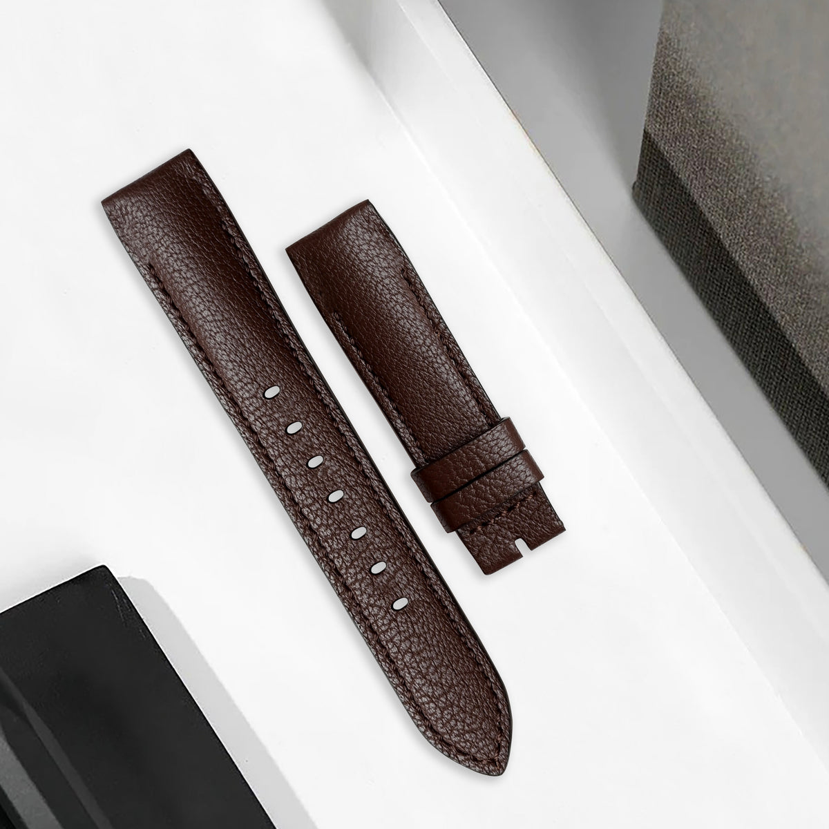 IWC Easx Change Straps - Chevre Moka – Liger Straps