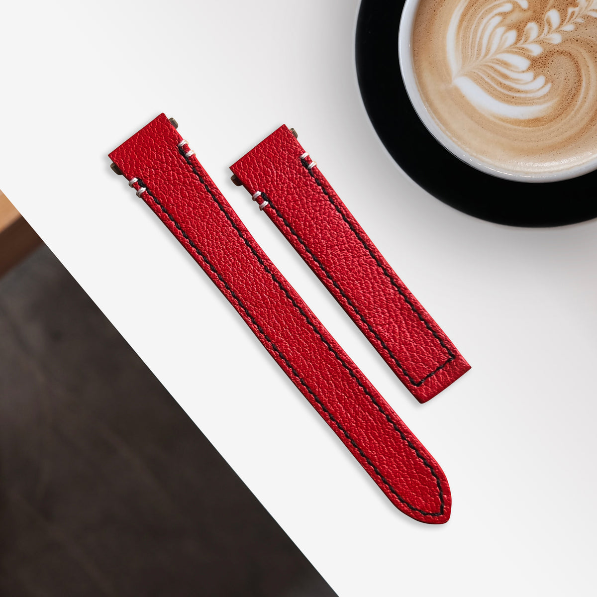 Cartier New Santos Quick Release Straps - Chevre Red – Liger Straps