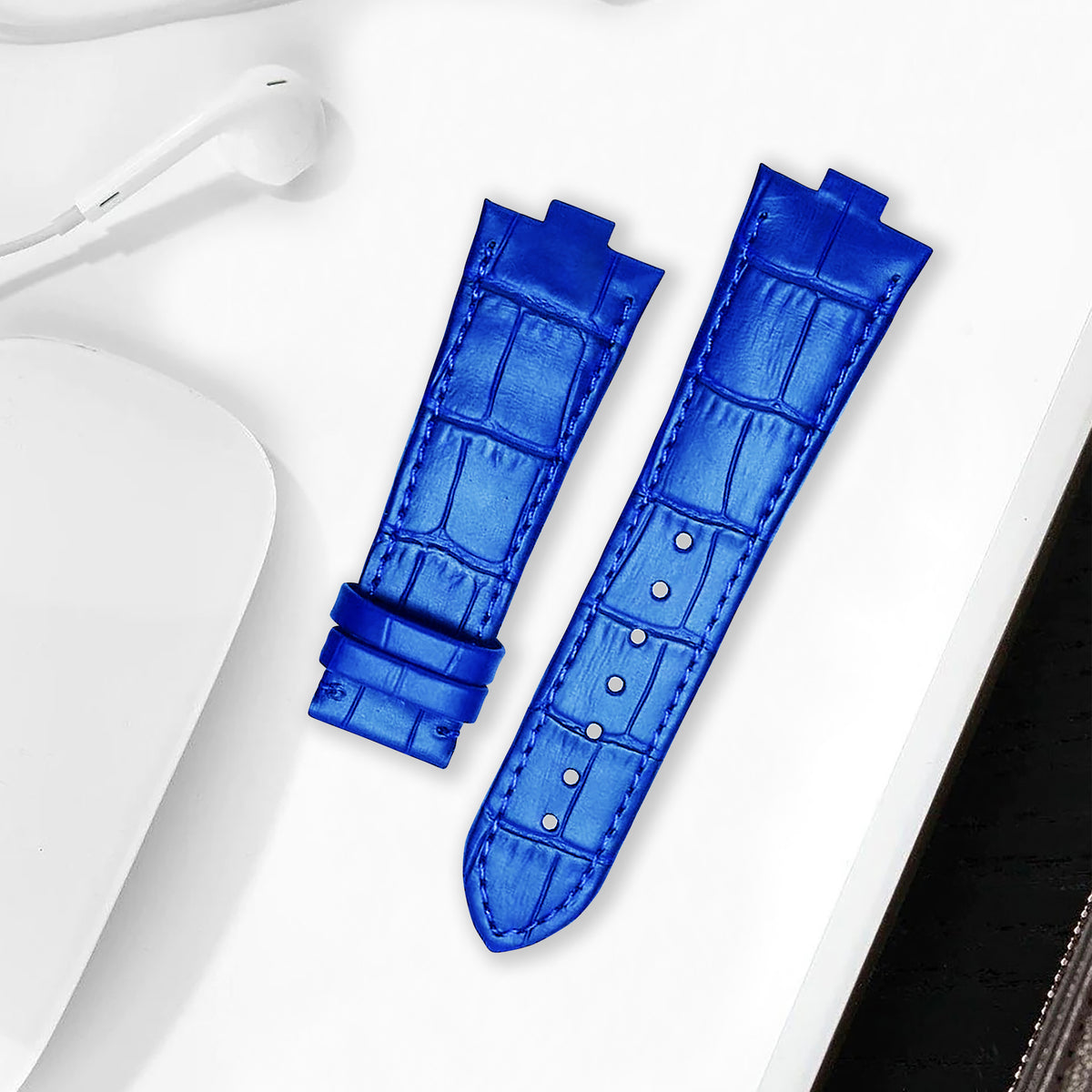 Vacheron Constantin Straps - Croco Blue Batman – Liger Straps