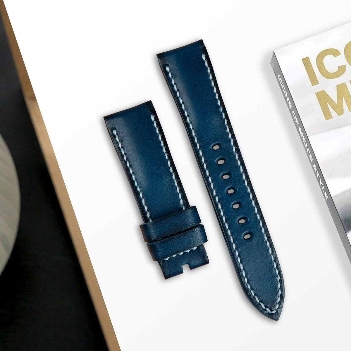 Breitling Navitimer Straps - Dappled Blue – Liger Straps