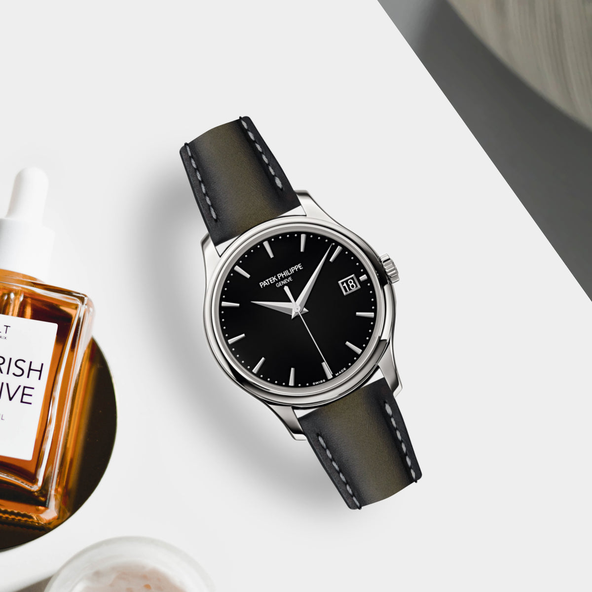 Patek Complication & Calatrava Straps - Dappled Grey – Liger Straps
