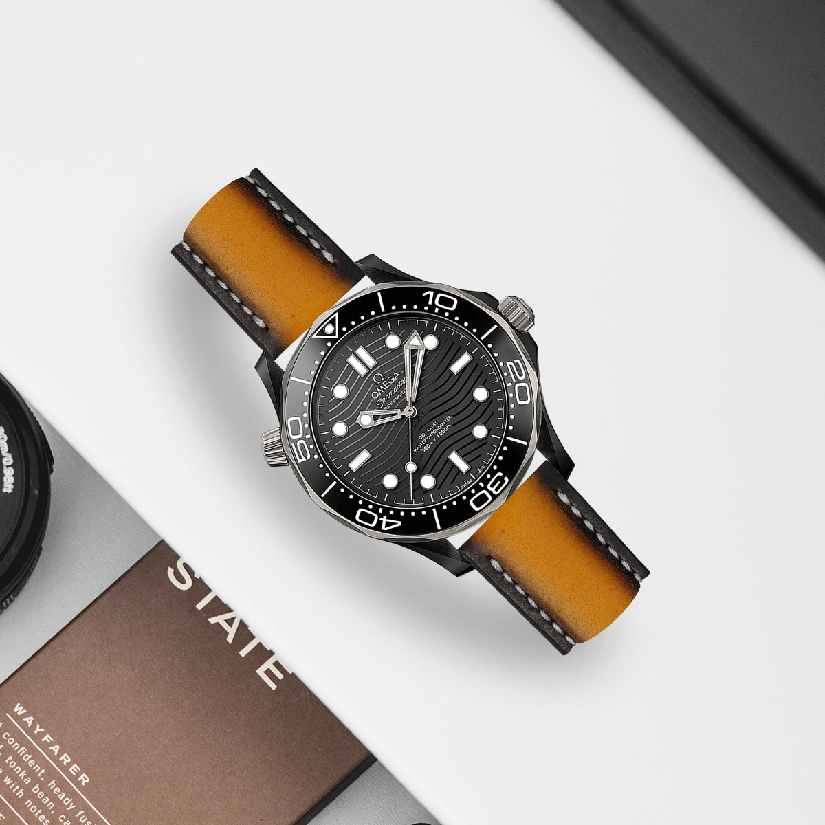 Omega Seamaster Diver 300m Straps - Dappled Yellow – Liger Straps