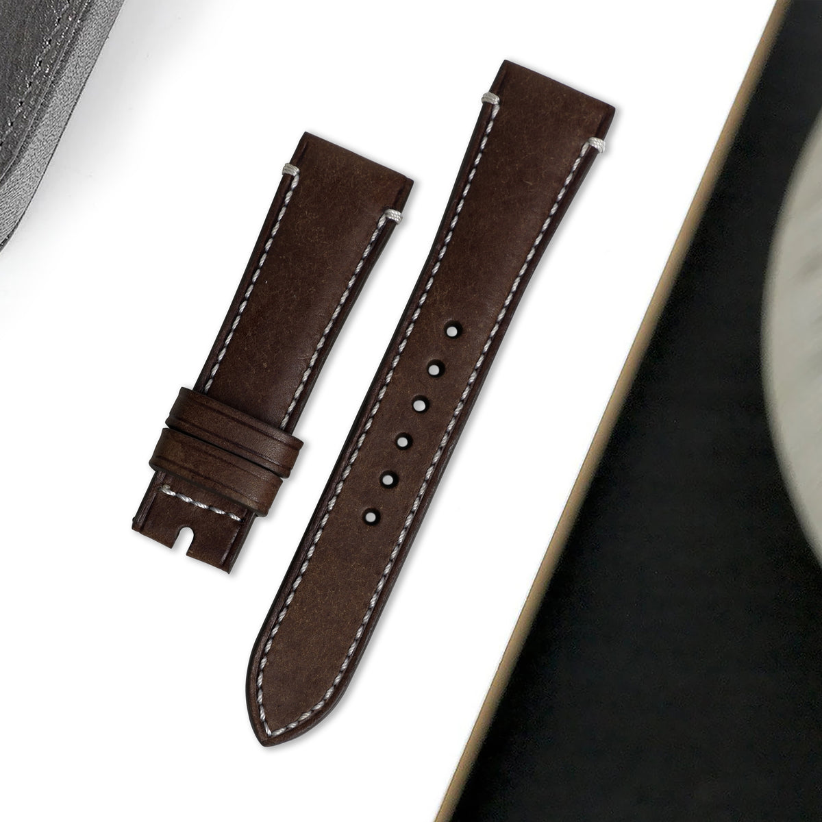 Omega Seamaster Diver 300m Straps - Diablo Dark Brown – Liger Straps