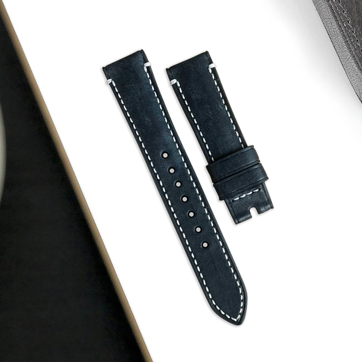 Tudor Blackbay GMT Straps - Diablo Navy Blue – Liger Straps