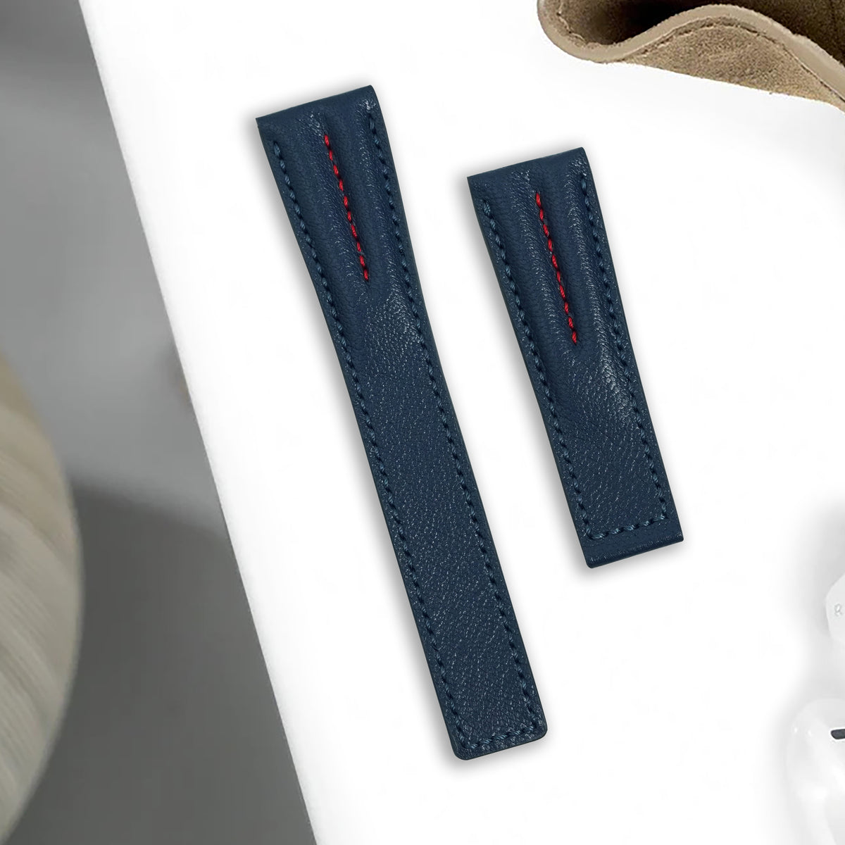 Tag Heuer Carrera Straps - Double Ridge Navy Blue – Liger Straps