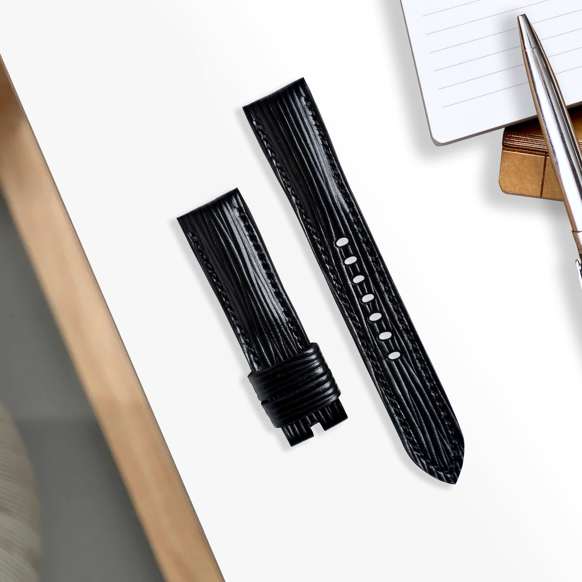 Omega Seamaster Aqua Terra Straps - Epi Black – Liger Straps