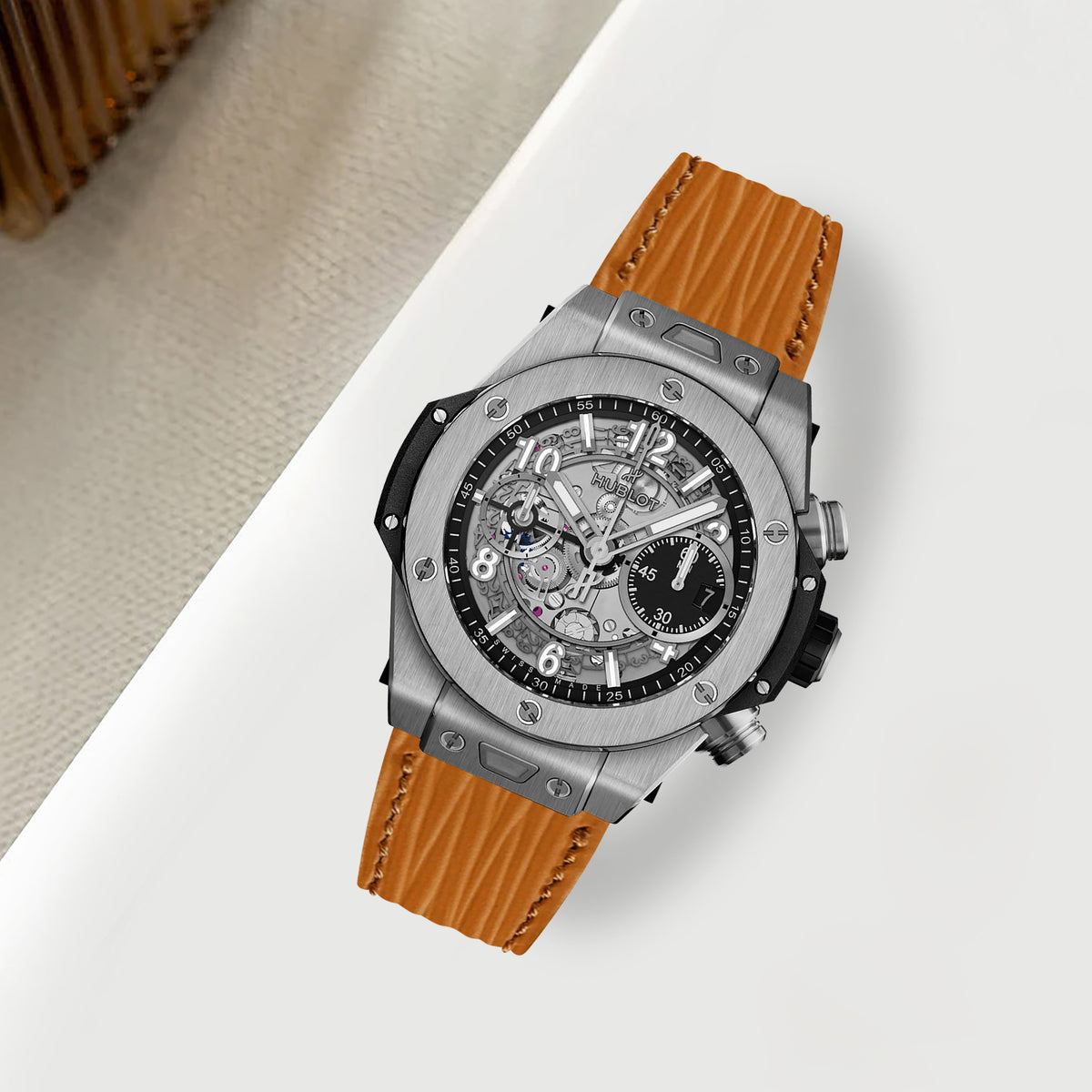 Hublot Unico One Click Straps - Epi Gold – Liger Straps