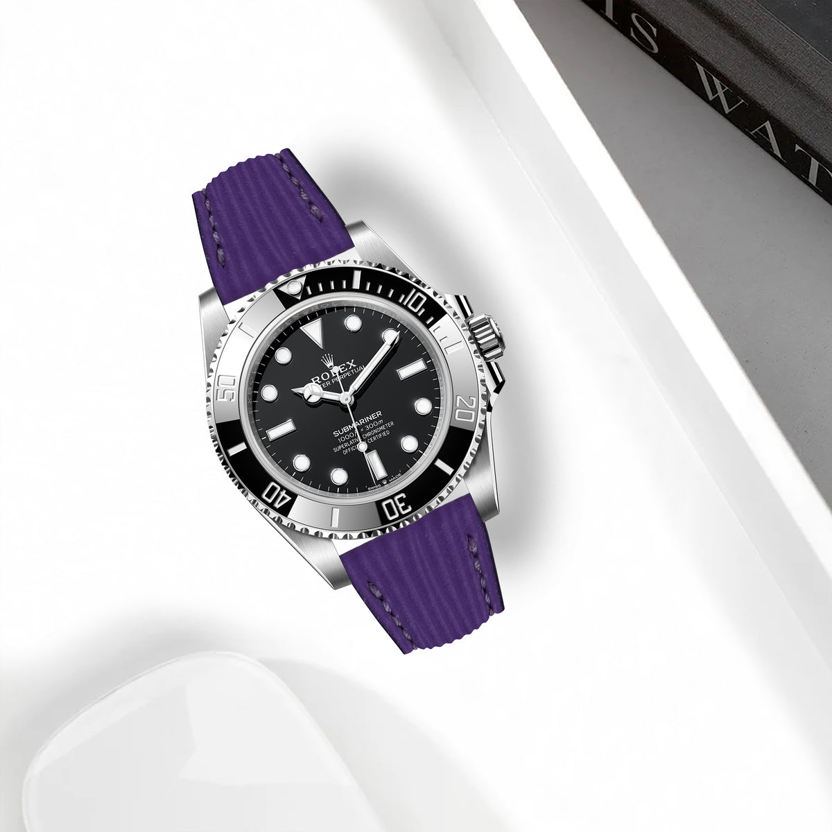 Rolex Submariner Straps - Epi Purple – Liger Straps