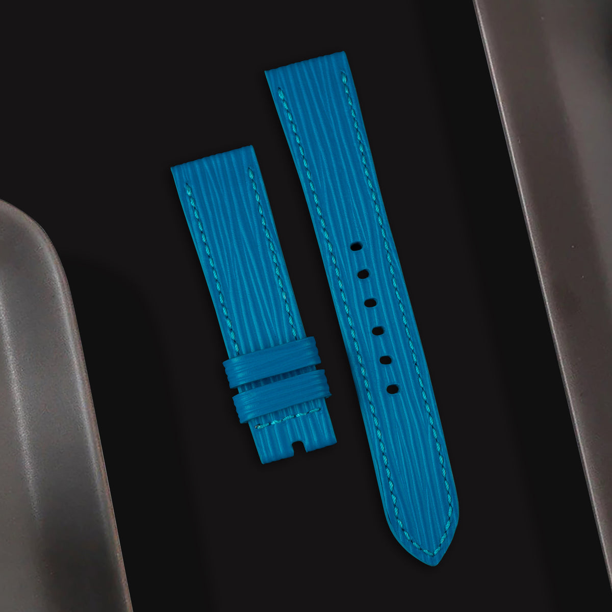 Ready Made 19mm Straps - Epi Sky Blue – Liger Straps