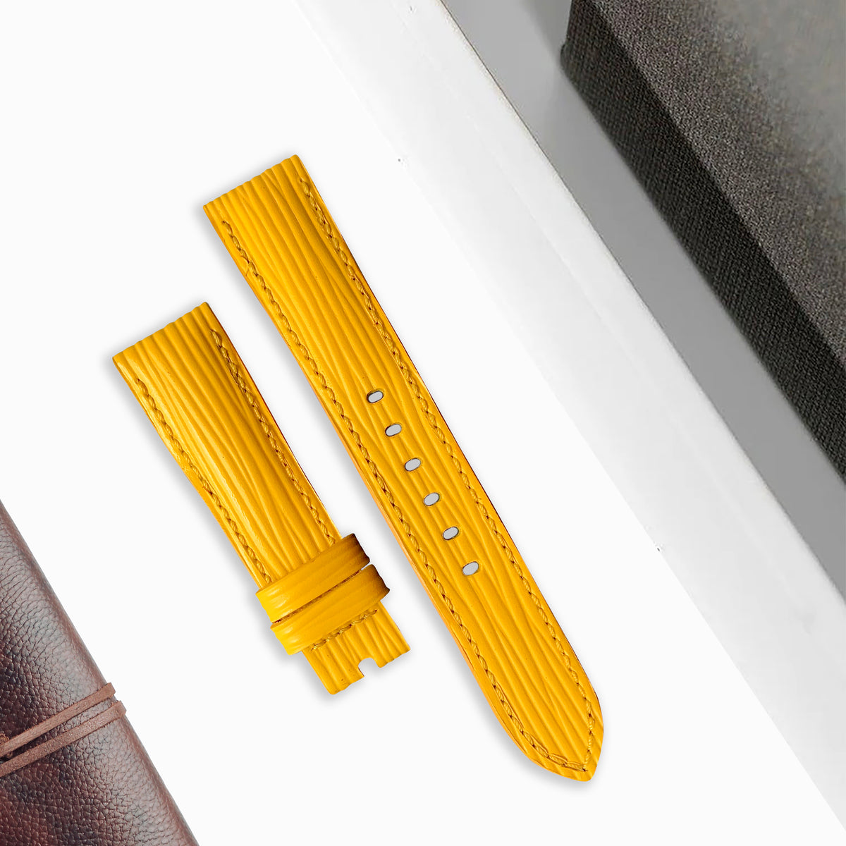 Omega MoonSwatch X Swatch Straps - Epi Yellow – Liger Straps