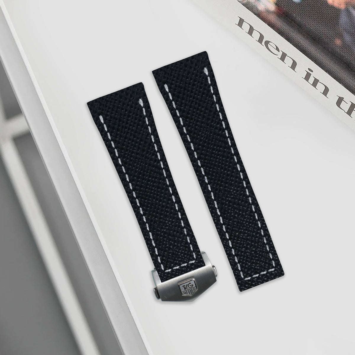 Tag Heuer Aquaracer Straps - Epsom Black – Liger Straps