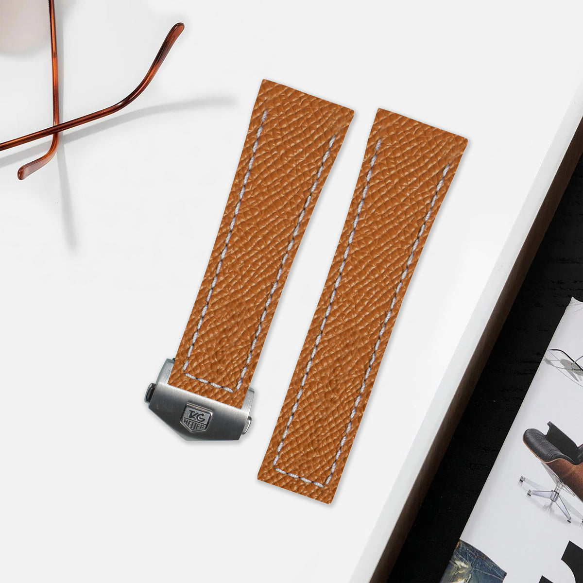 Tag Heuer Formula 1 Straps - Epsom Gold – Liger Straps