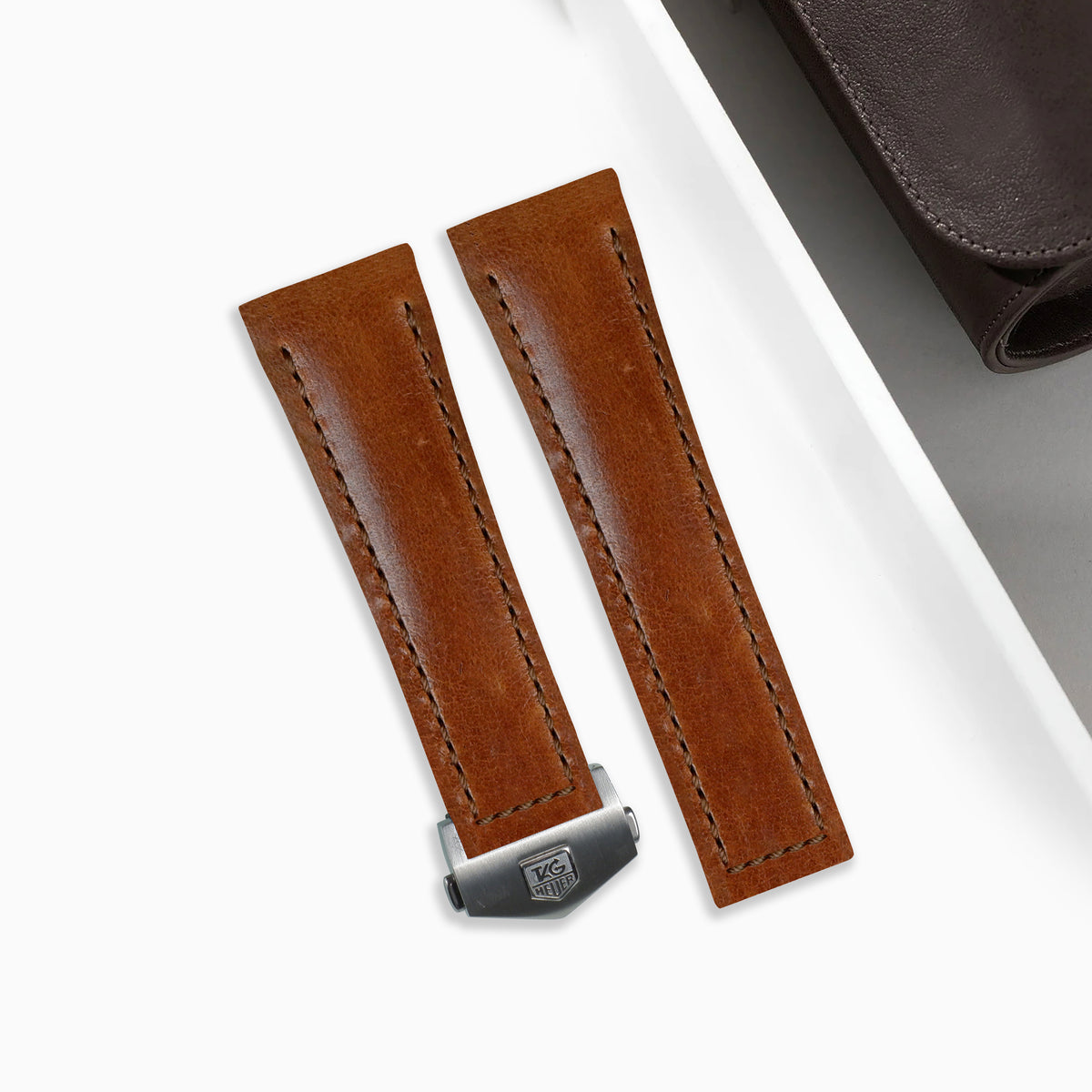 Tag Heuer Carrera Straps - Ghachos Chestnut – Liger Straps