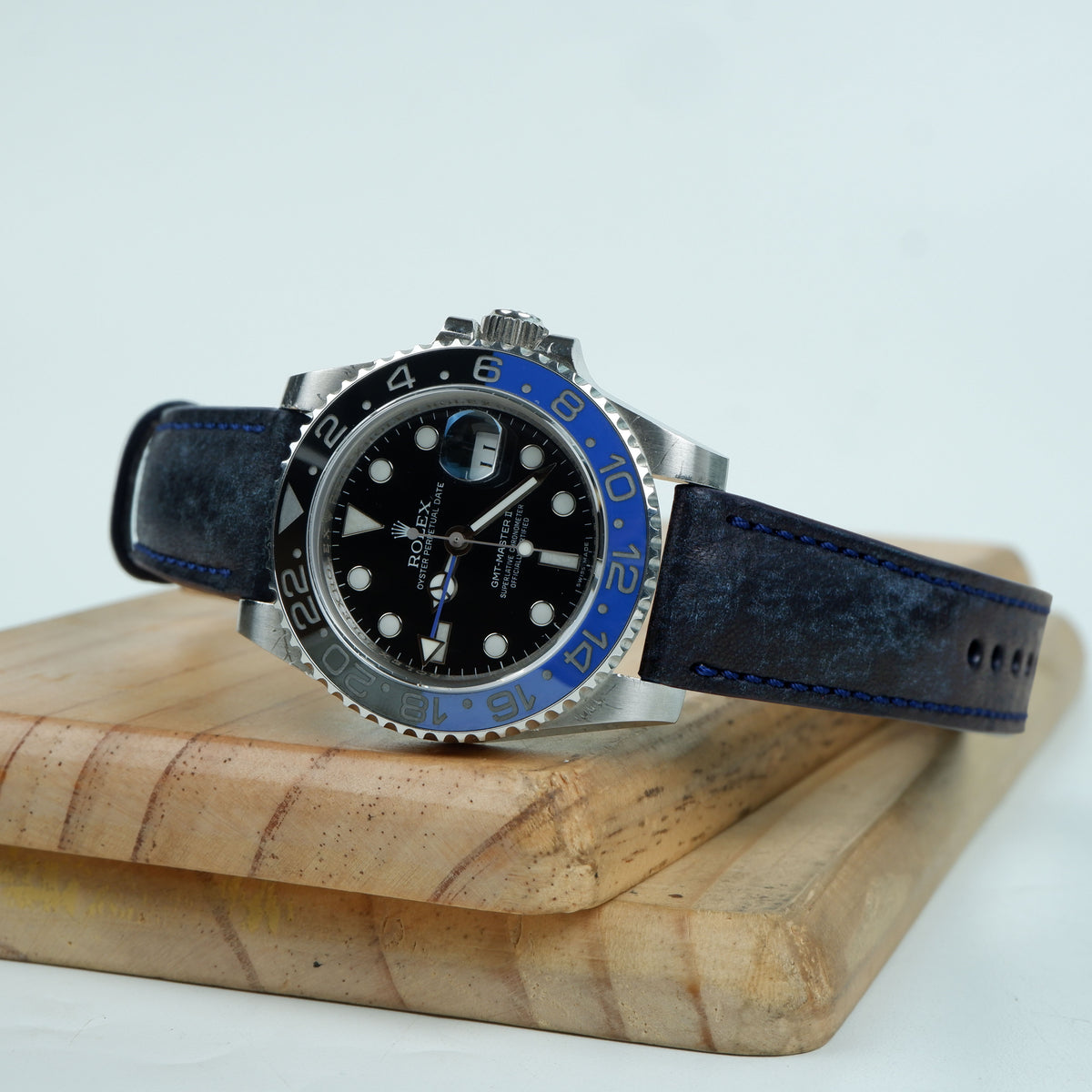 Rolex GMT Master II Batman Straps - Habana Blue – Liger Straps