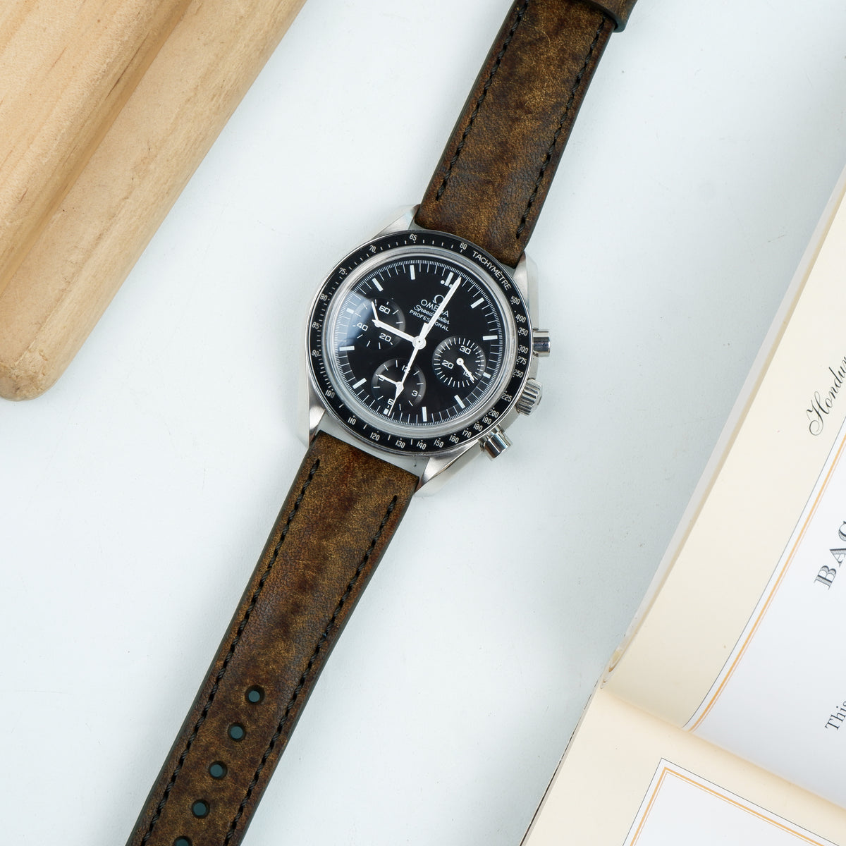 Omega Speedmaster Moonwatch Straps - Habana Brown – Liger Straps