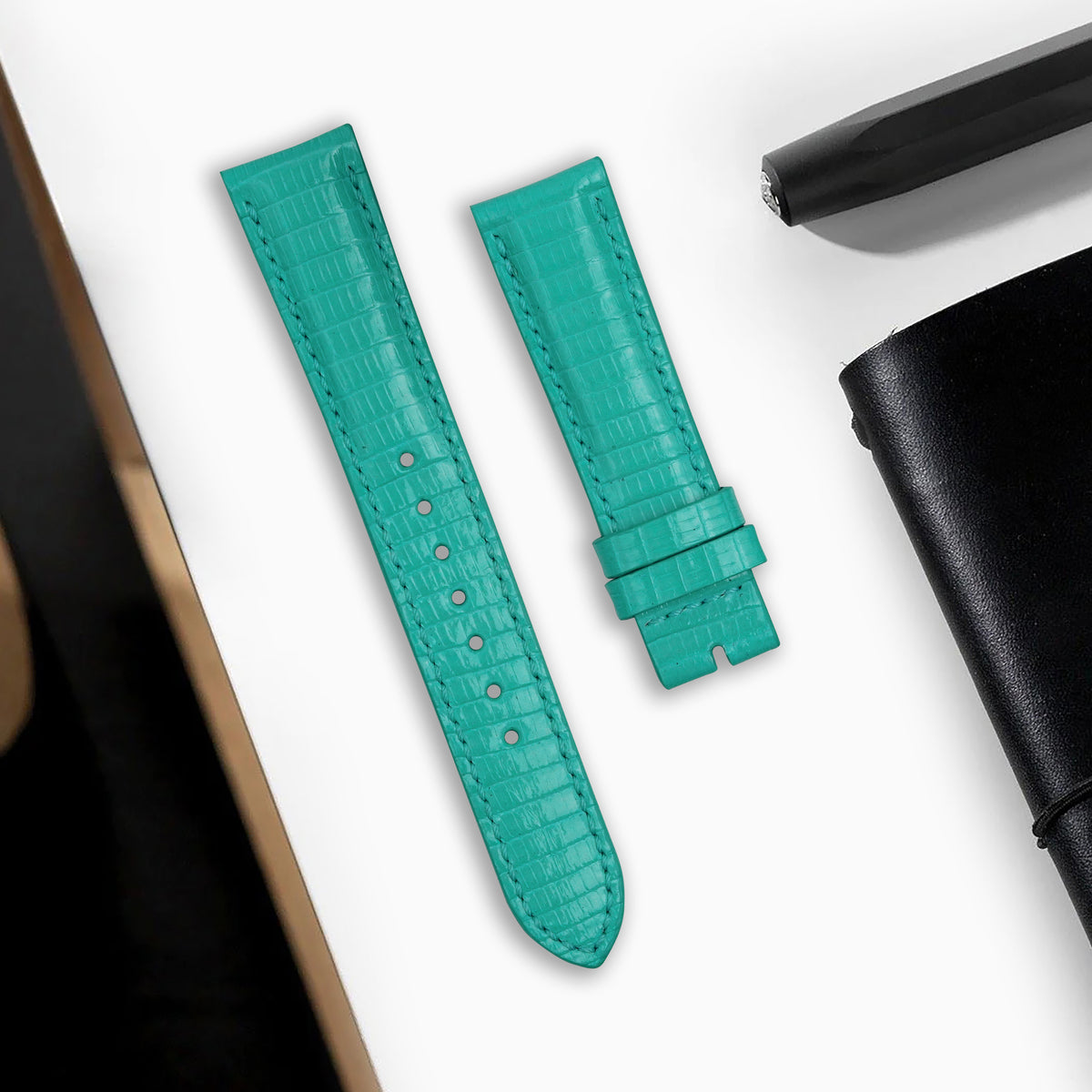 Lizard Tiffany Blue – Liger Straps