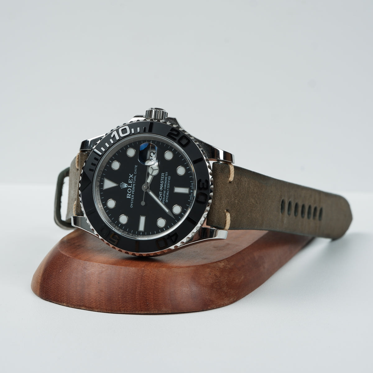 Rolex Yacht Master Straps - Minimalist Diablo Grey – Liger Straps