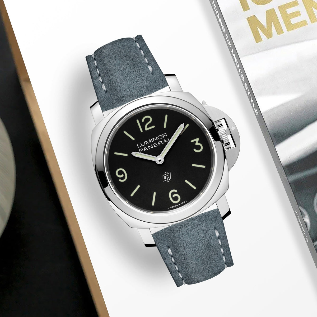 Nubuck Arctic Grey – Liger Straps
