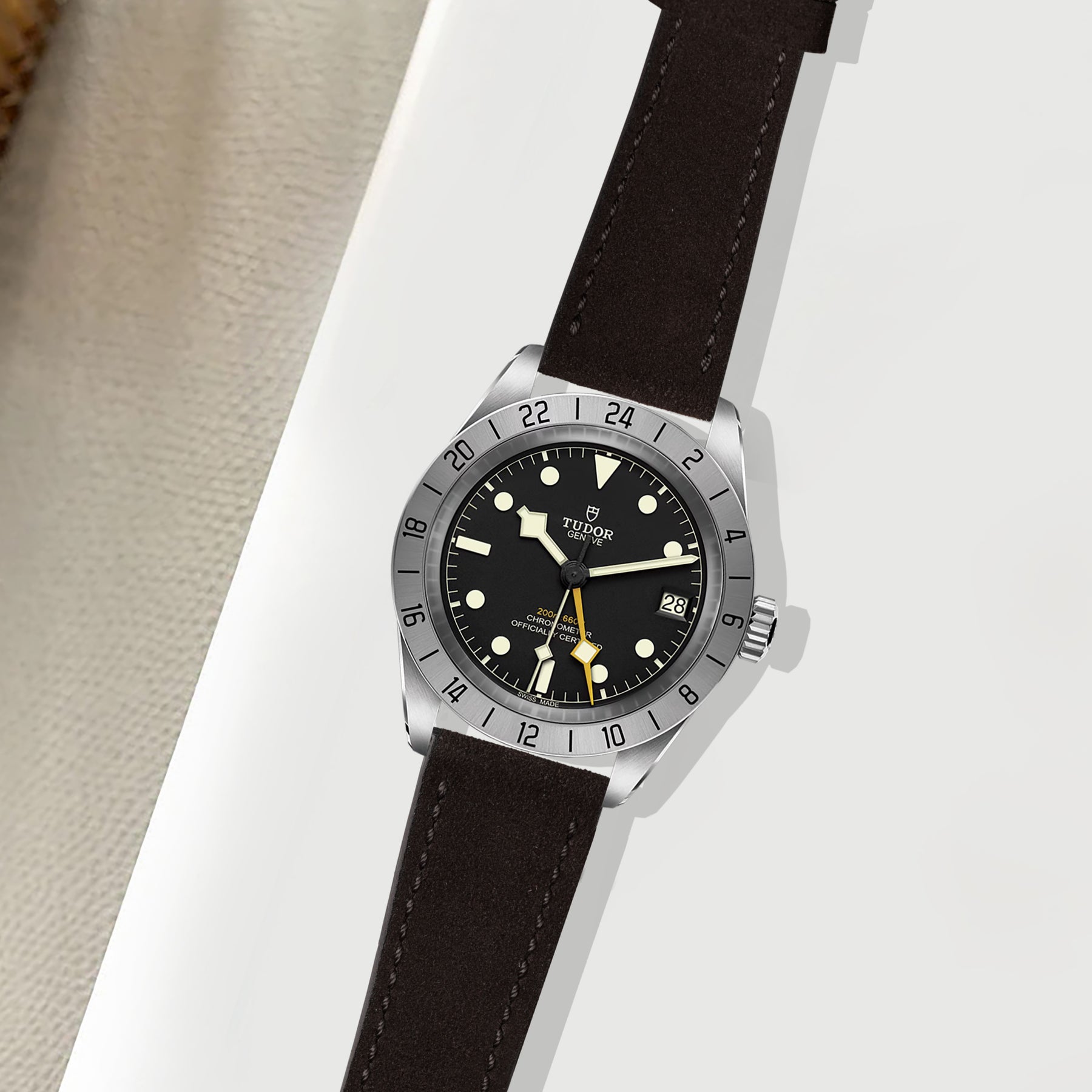 Tudor Blackbay Pro Straps - Suede Tobacco – Liger Straps