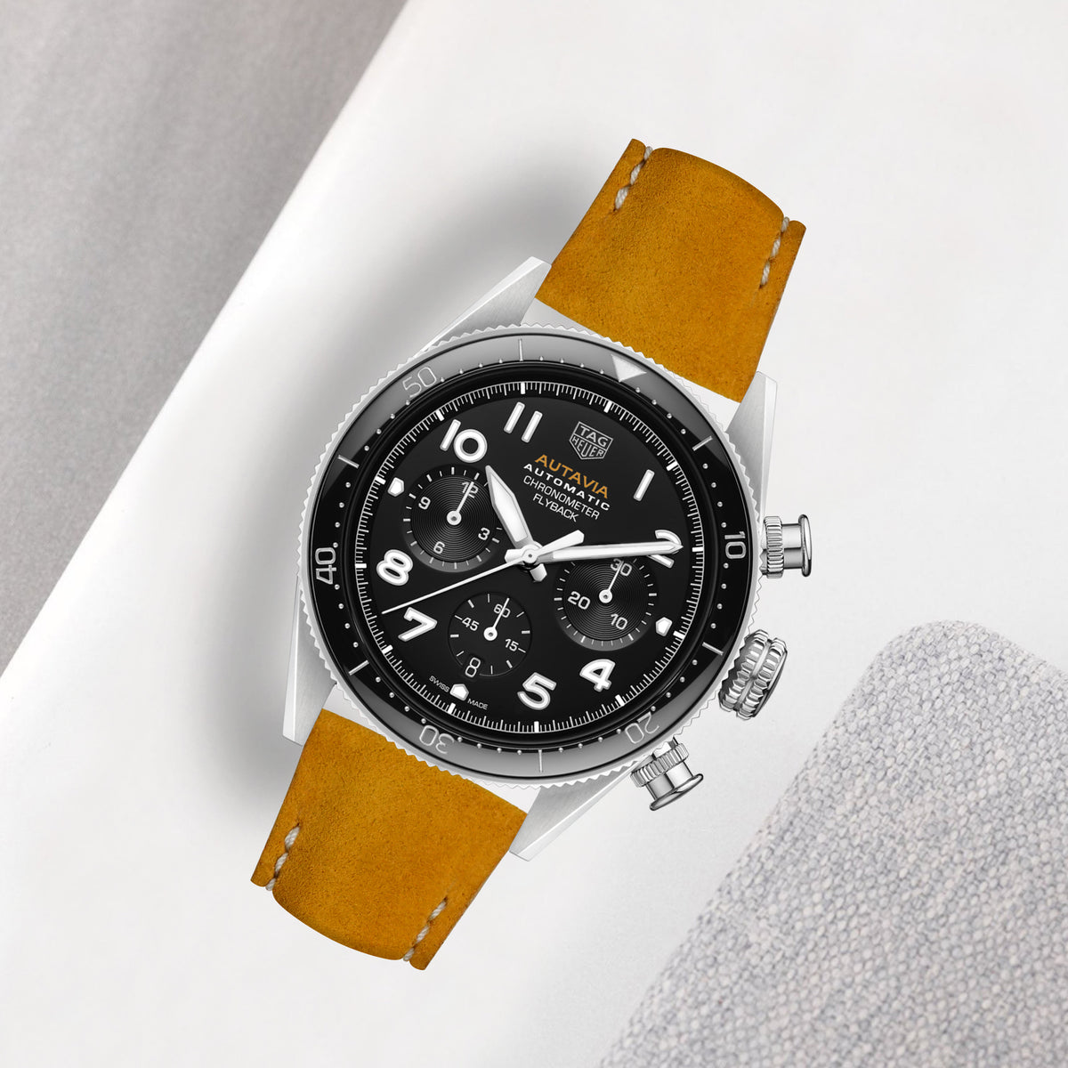 Tag Heuer Autavia Straps - Suede Gold – Liger Straps