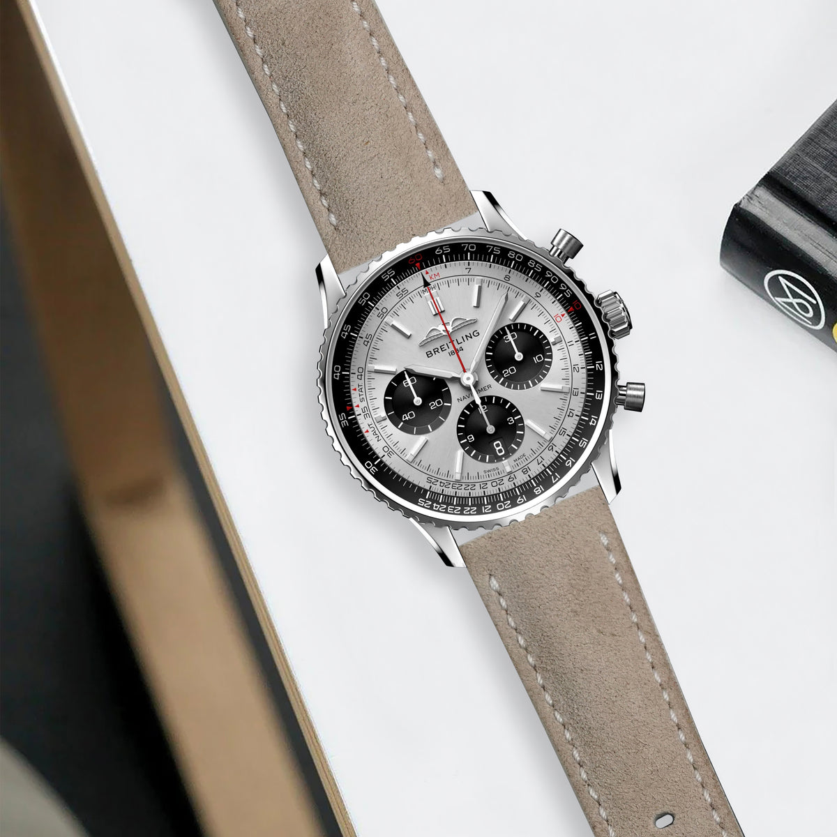 Breitling Navitimer Straps - Suede Trench – Liger Straps