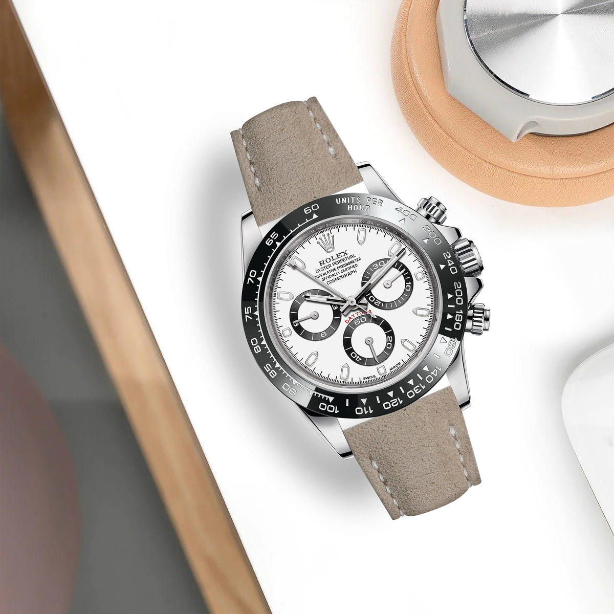 Rolex Daytona Straps - Nubuck Trench – Liger Straps