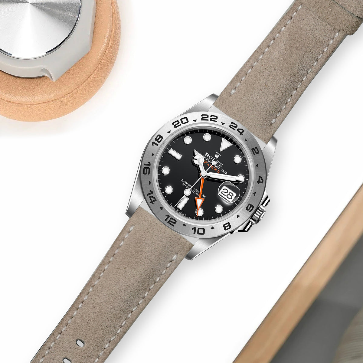 Rolex Explorer Straps - Suede Trench – Liger Straps