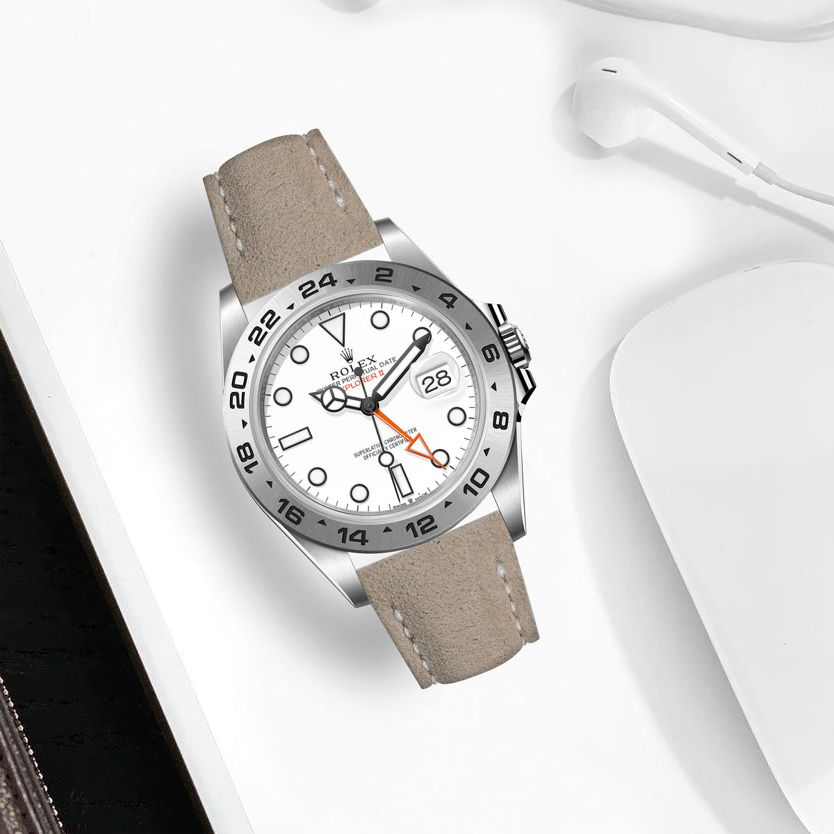 Rolex Explorer Straps - Suede Trench – Liger Straps