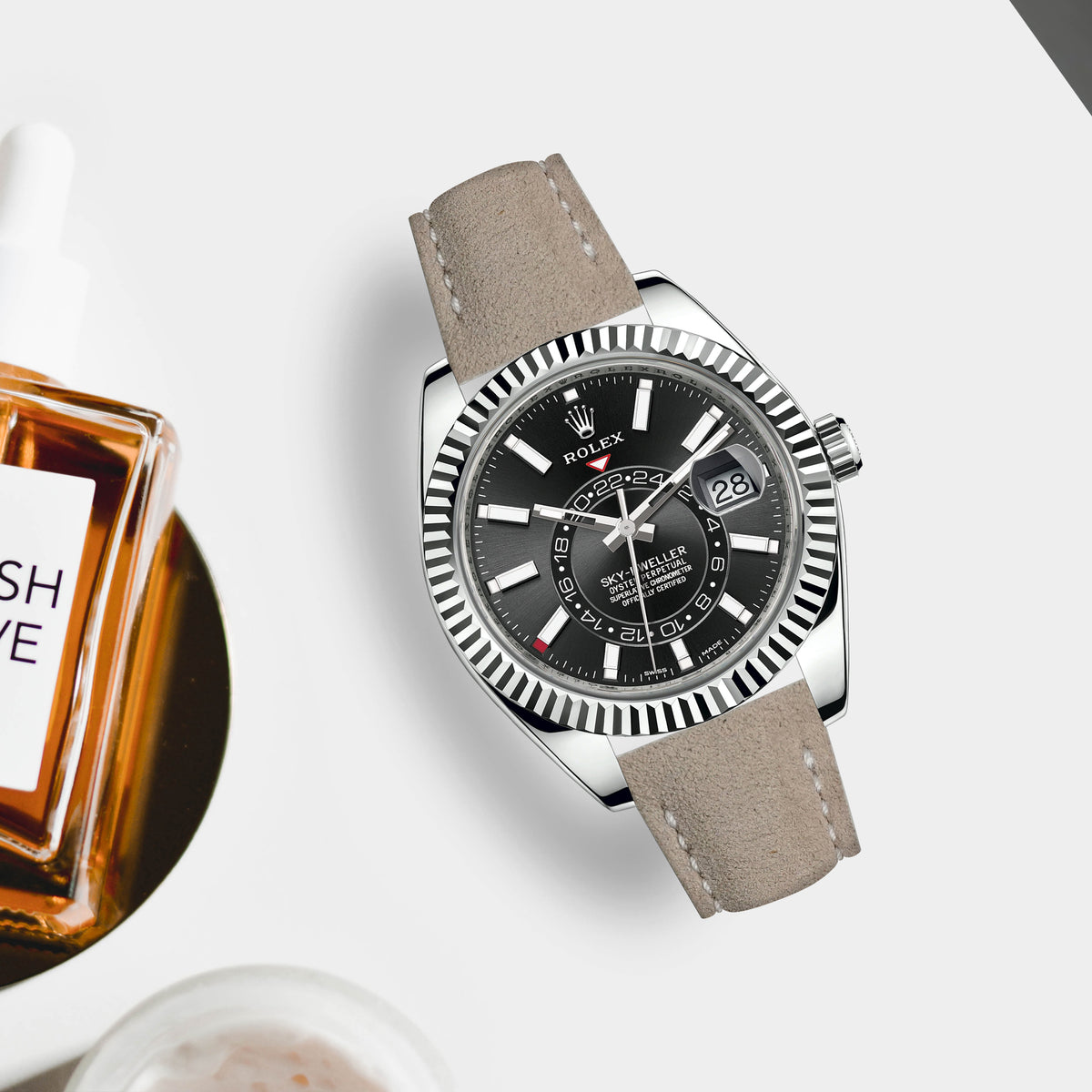Rolex Sky-Dweller Straps - Suede Trench – Liger Straps