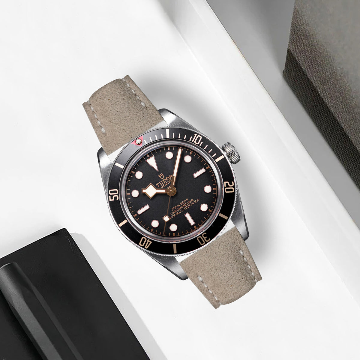 Tudor Blackbay Fifty Eight 39mm Straps - Nubuck Trench – Liger Straps