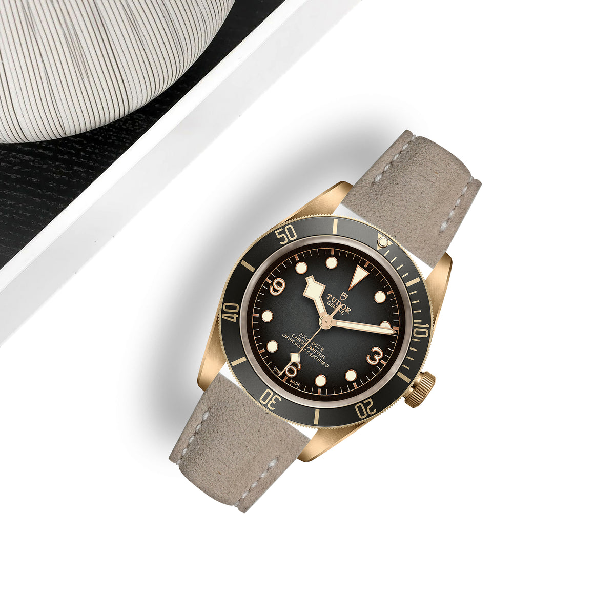 Tudor Blackbay Bronze 43mm Straps - Nubuck Trench – Liger Straps