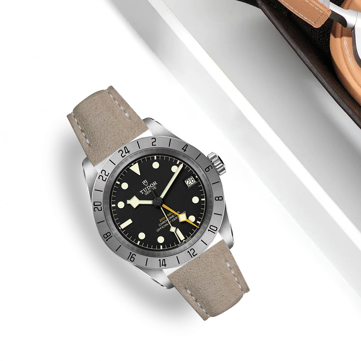Tudor Blackbay Pro Straps - Nubuck Trench – Liger Straps