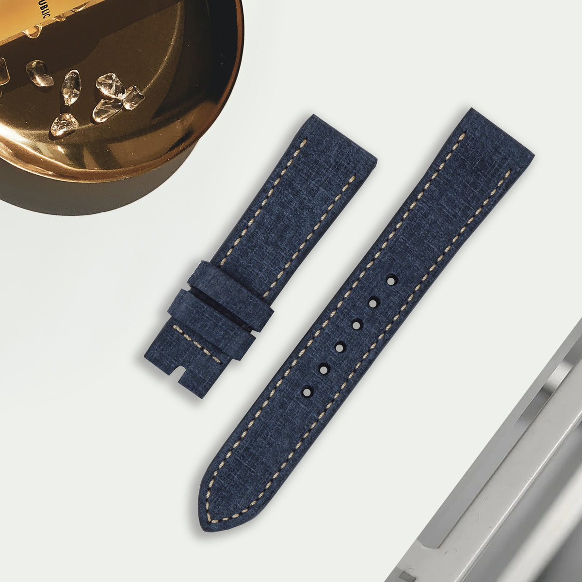 Omega Seamaster Diver 300m Straps - Ospro Navy Blue – Liger Straps