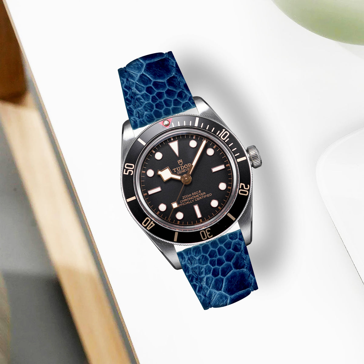 Tudor Blackbay Fifty Eight 39mm Straps - Ostrich Leg Blue Batman ...