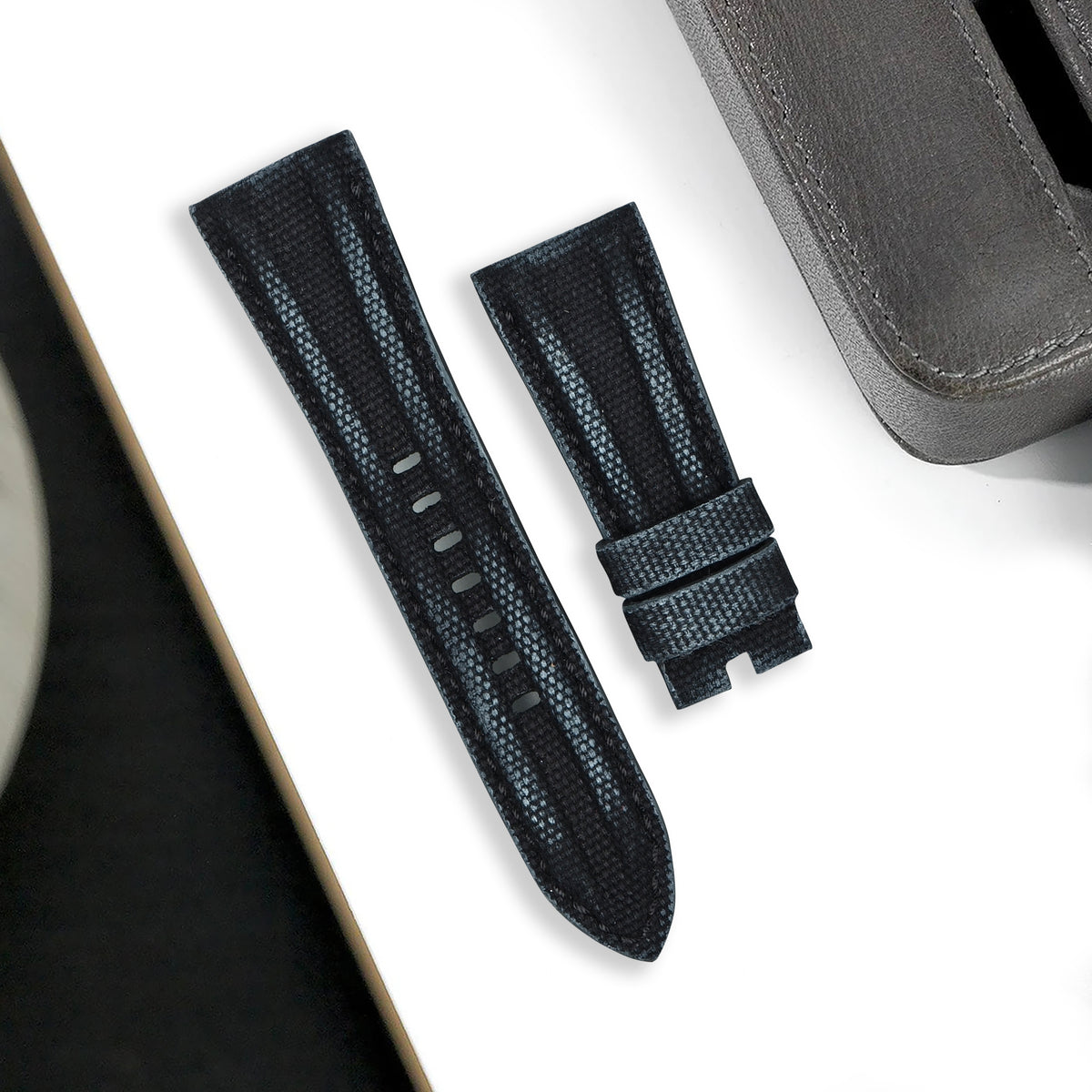 Breitling Navitimer Straps - Phantom Black – Liger Straps