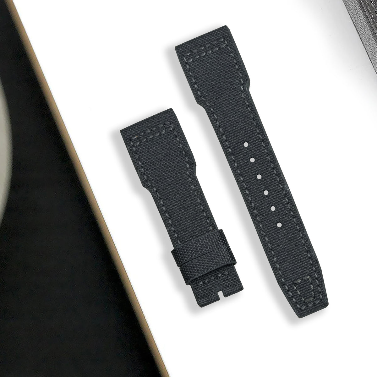 Pilot Canvas Dark Grey – Liger Straps