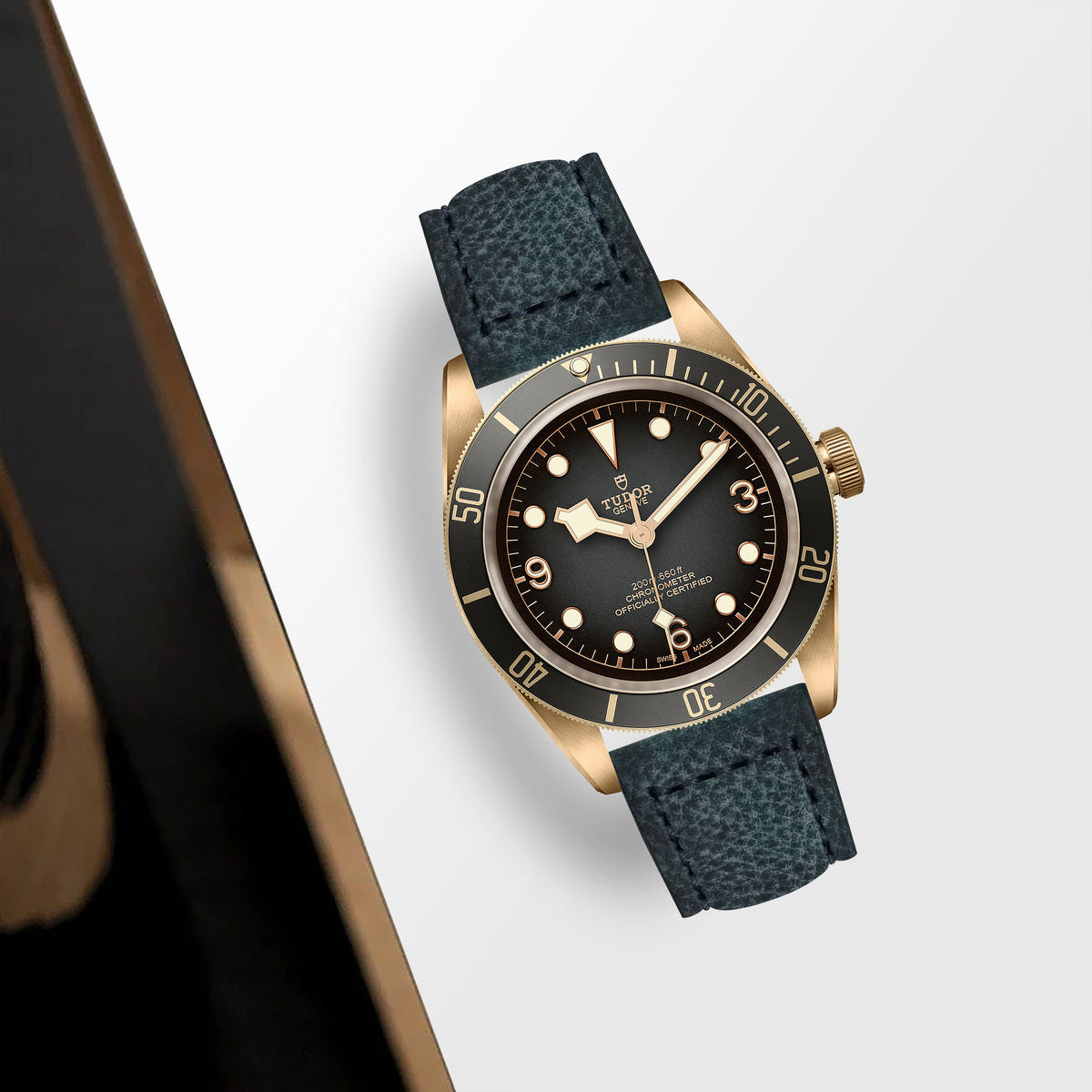 Tudor Blackbay Bronze 43mm Straps - Rock Ortensia – Liger Straps