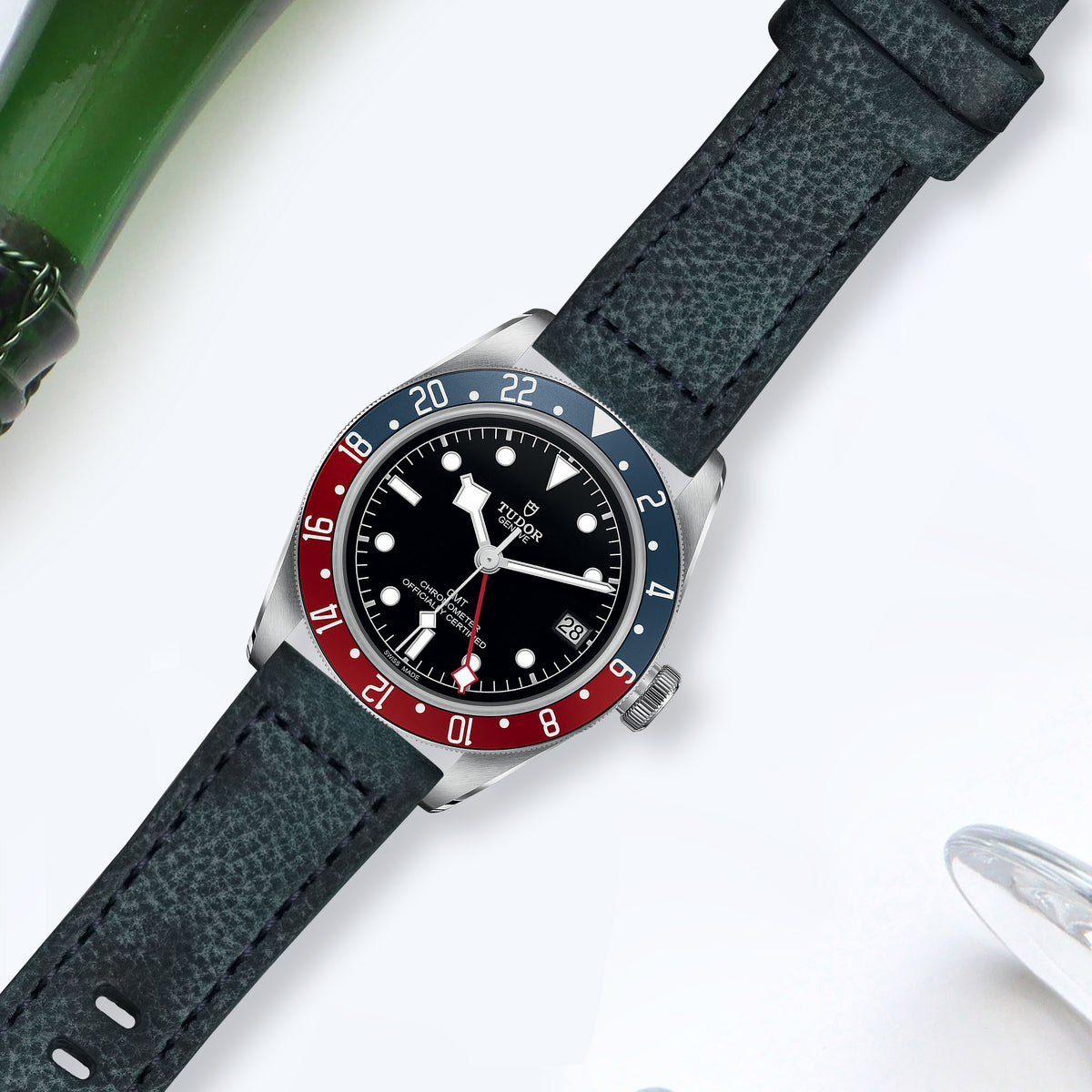 Tudor Blackbay GMT Straps - Rock Ortensia – Liger Straps